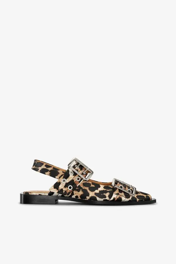 GANNI Buckle Ballerinas - Mixed