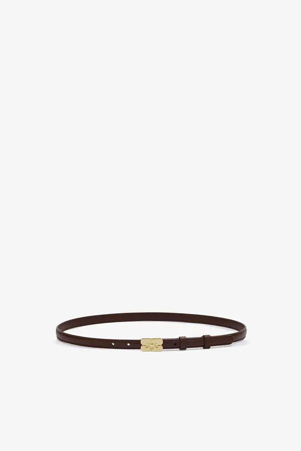 GANNI Kat Belt - Brown