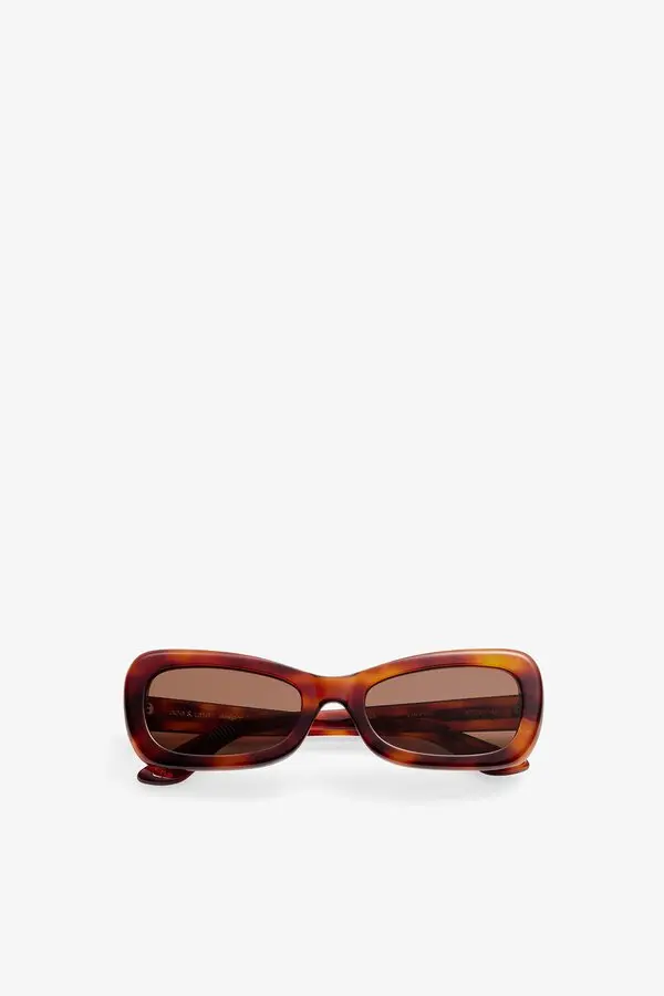 GANNI X Ace & Tate Brooke Sunglasses - Beige