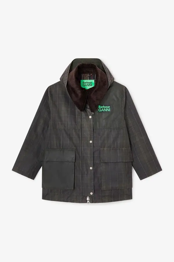 GANNI X Barbour Waxed Jacket