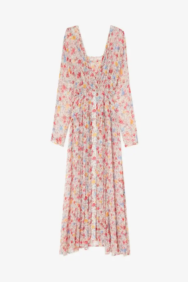 GANNI Floral Print Dress - Mixed