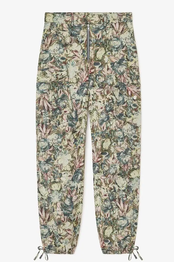 GANNI Tapestry Twill Pants - Mixed