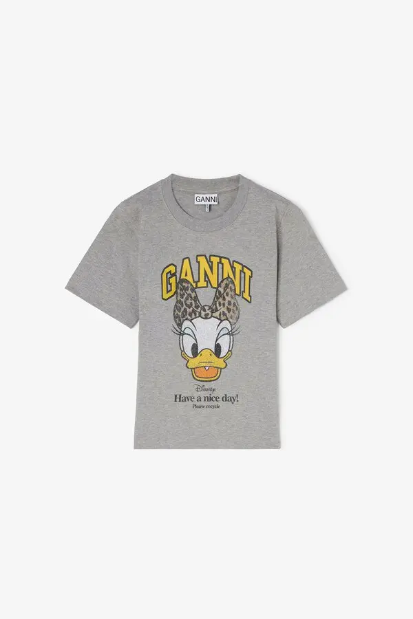 GANNI X Disney Daisy Duck T-shirt - Grey