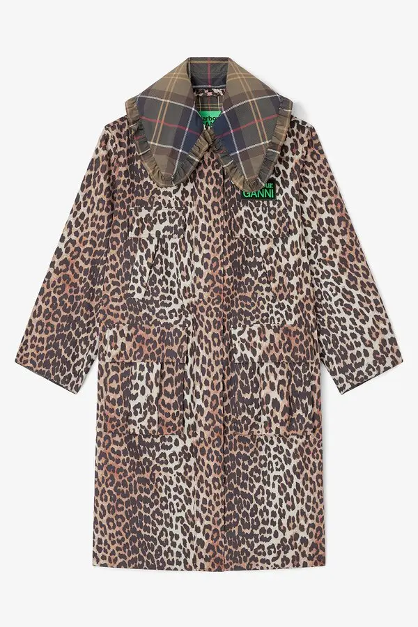 GANNI X Barbour Long Coat - Mixed