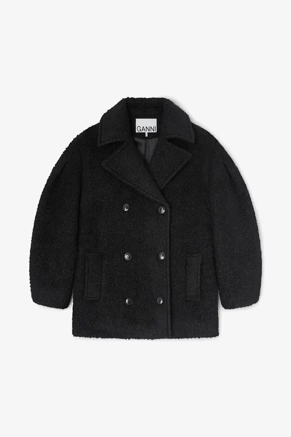 GANNI Boucle Midi Coat