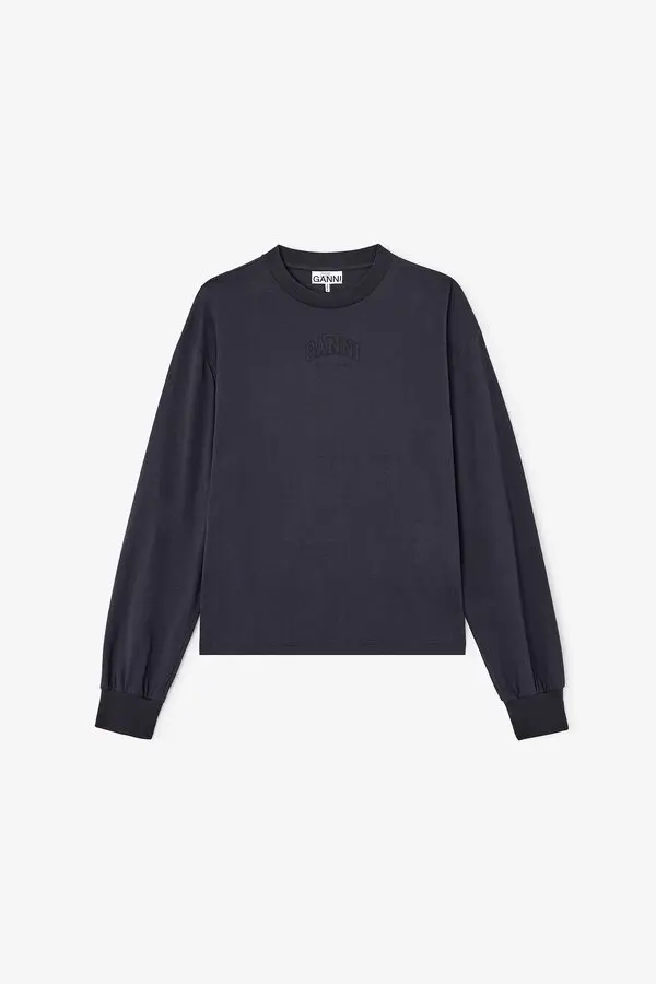 GANNI Essential Basic Long-sleeve T-shirt - Mixed