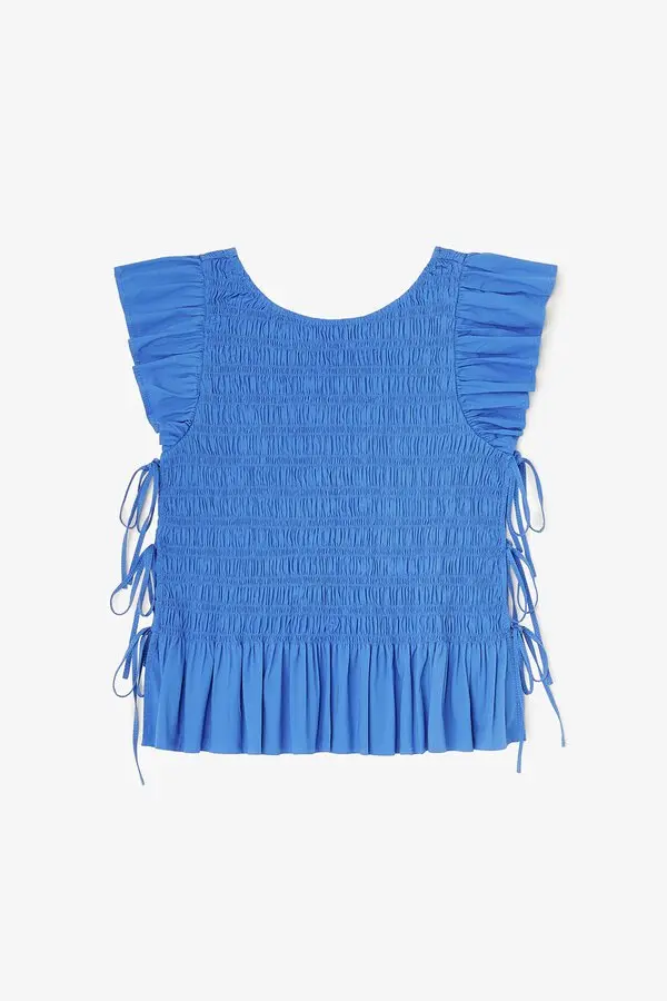 GANNI Top - Navy