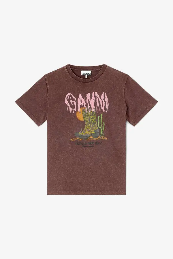 GANNI Vintage Wash T-shirt