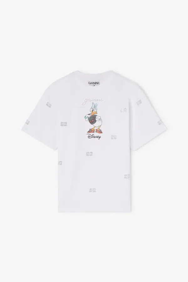 GANNI X Disney Daisy Duck T-shirt - White
