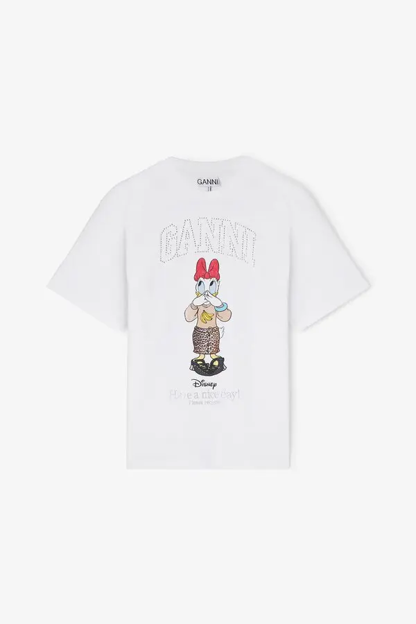GANNI X Disney Daisy Duck T-shirt - White