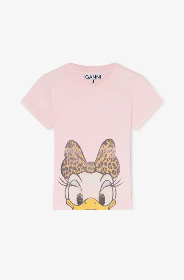 GANNI X Disney Daisy Duck T-shirt - Pink