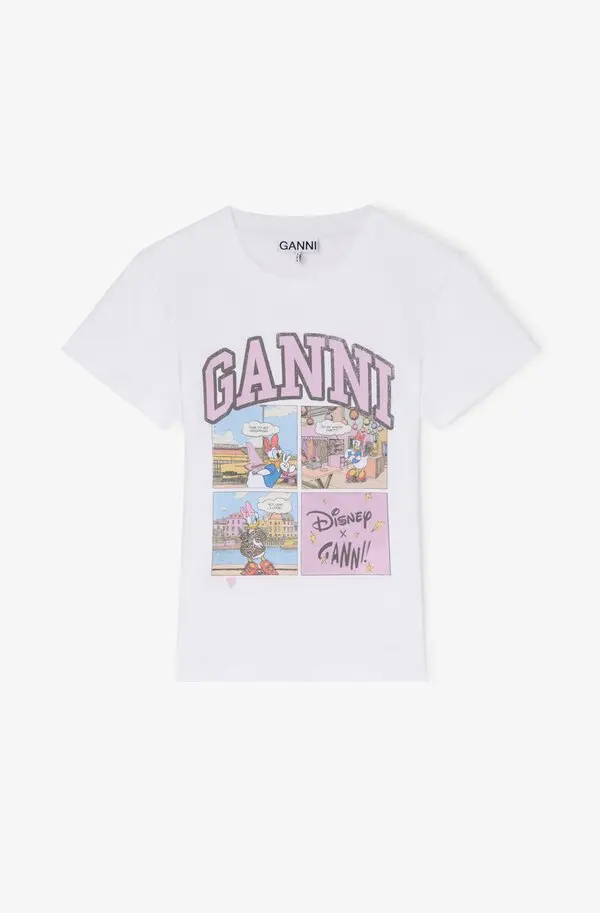 GANNI X Disney Daisy Duck T-shirt - White