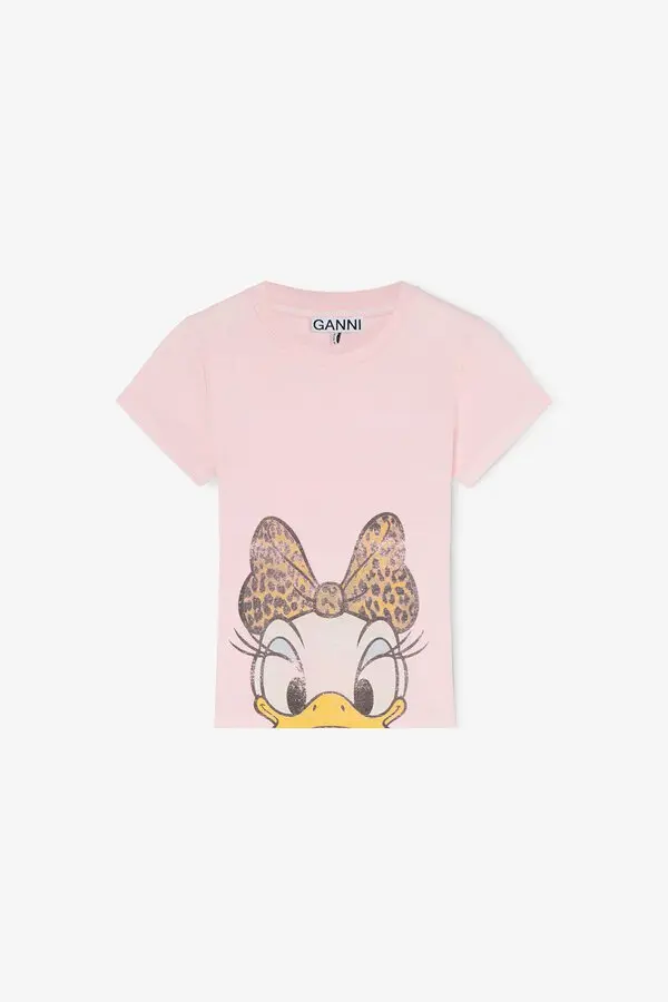 GANNI X Disney Daisy Duck T-shirt - Pink