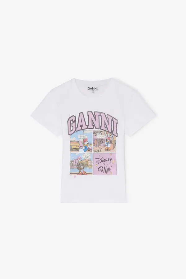 GANNI X Disney Daisy Duck T-shirt - White