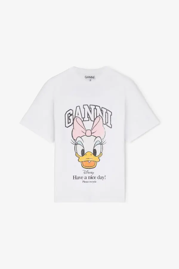 GANNI X Disney Daisy Duck T-shirt - White