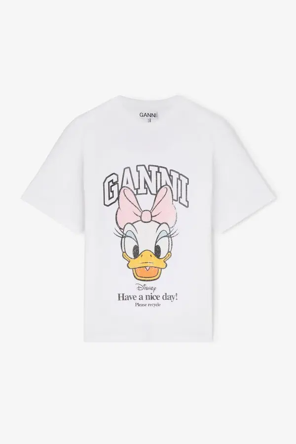 GANNI X Disney Daisy Duck T-shirt - White