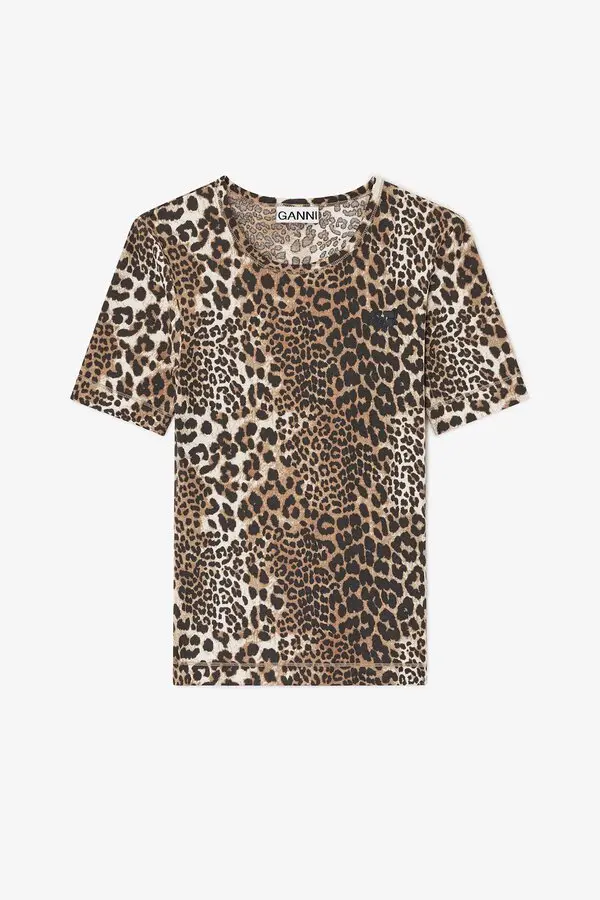GANNI Logo T-shirt - Mixed