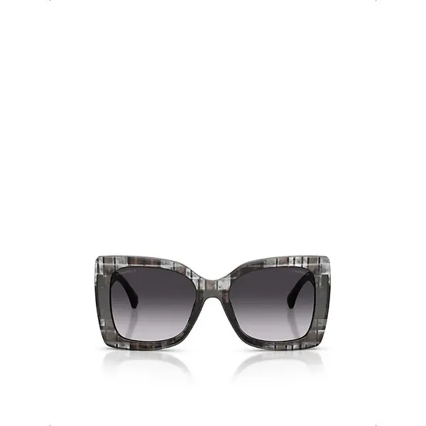 Chanel Ch5555 Square-frame Sunglasses - Black