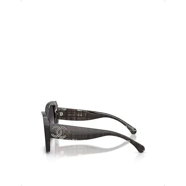 Chanel Ch5555 Square-frame Sunglasses - Black