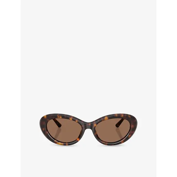 Dolce & Gabbana Dg4519 Round-frame Tortoiseshell Sunglasses - Brown