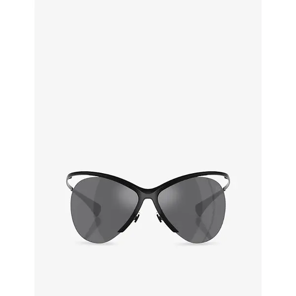 Burberry Be3168 Cat-eye Polyamide Bio Sunglasses - Black