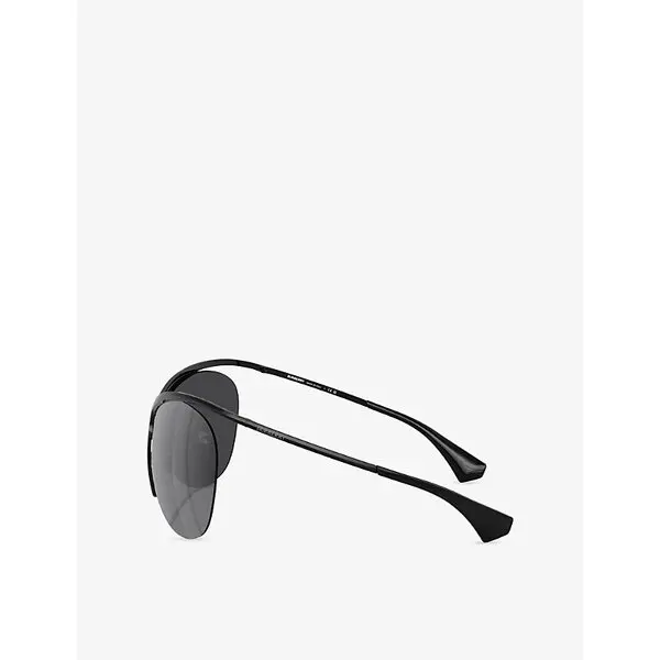 Burberry Be3168 Cat-eye Sunglasses - Black