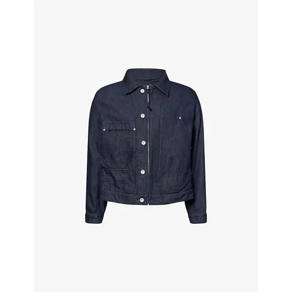 C.P. COMPANY Classic-collar Patch-pocket Jacket