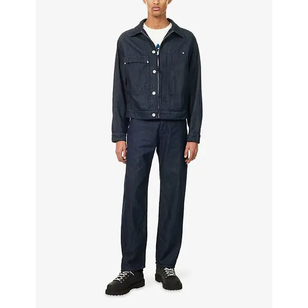 C.P. COMPANY Classic-collar Patch-pocket Jacket