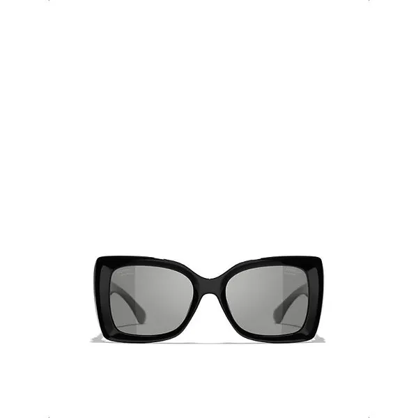 Chanel Ch5555 Square-frame Sunglasses - Black