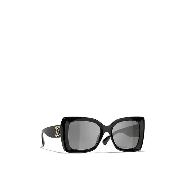 Chanel Ch5555 Square-frame Sunglasses - Black