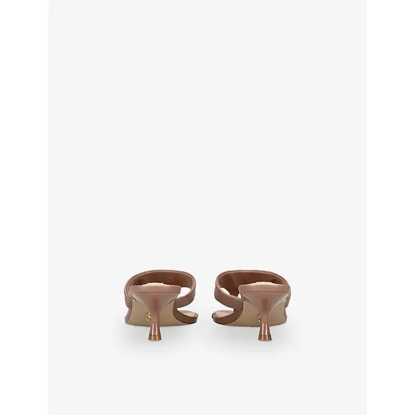Steve Madden Soundview 234 Heeled Leather Sandals - Brown