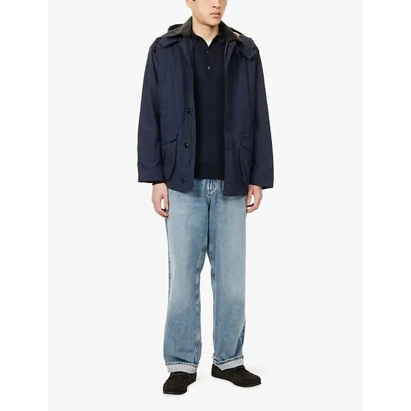 Barbour Showerproof Detachable-hood Cotton Jacket