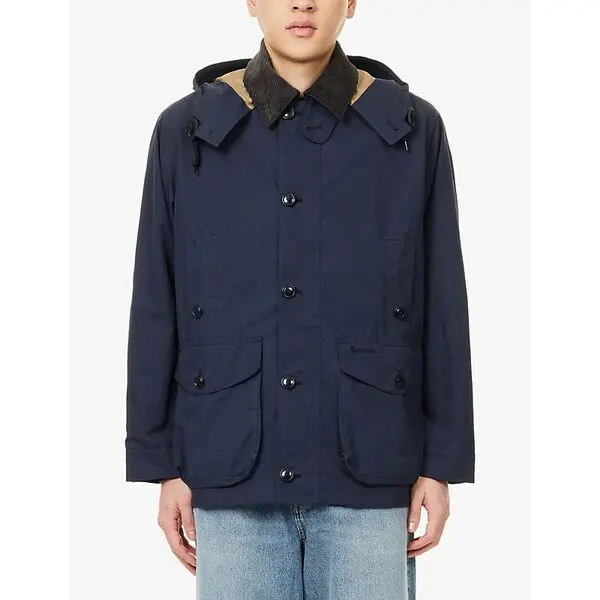 Barbour Showerproof Detachable-hood Cotton Jacket