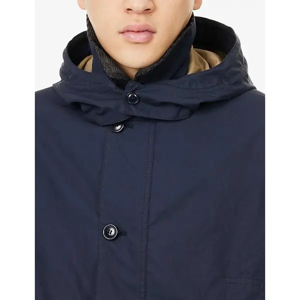 Barbour Showerproof Detachable-hood Cotton Jacket