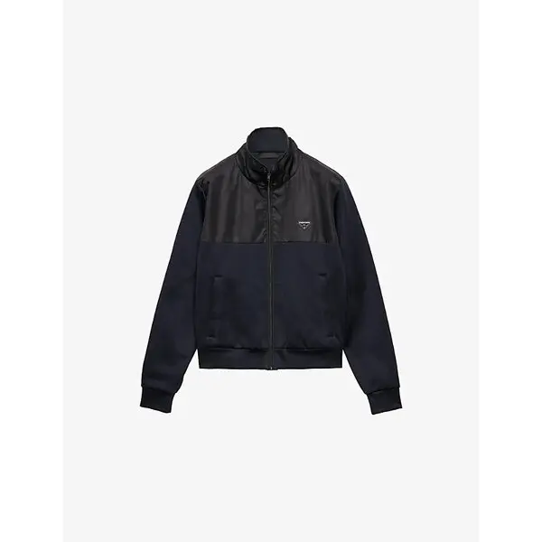 Prada Re-nylon Zipped Cotton-fleece Jacket