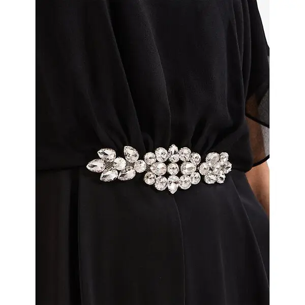 PHASE EIGHT Crystal-embellished Woven Jumpsuit