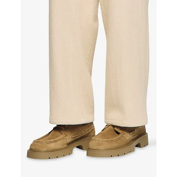 Sandro Suede Boat Shoes