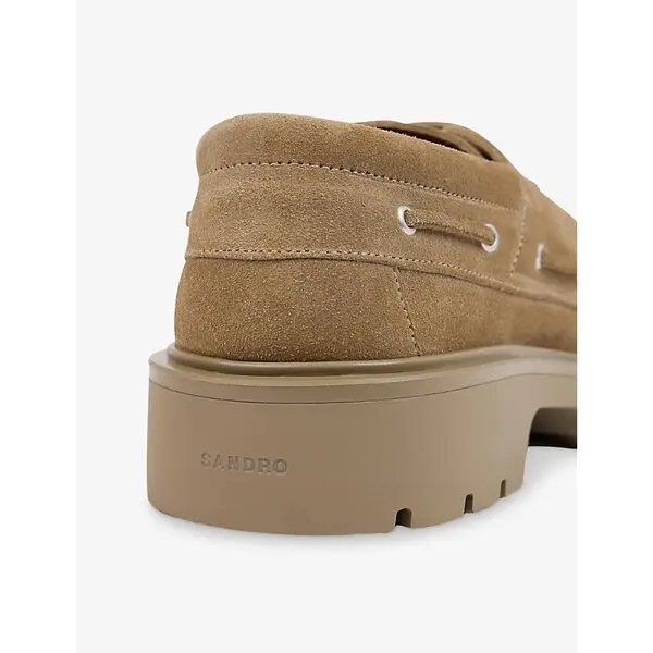 Sandro Suede Boat Shoes