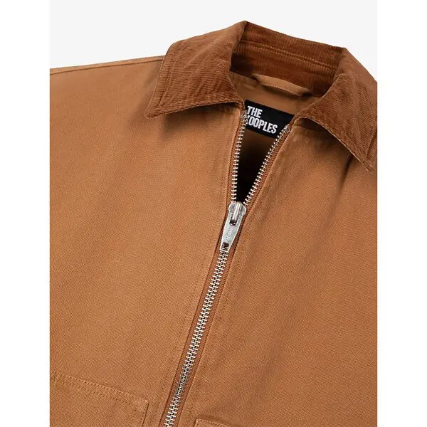 The Kooples Relaxed Fit Cotton Jacket