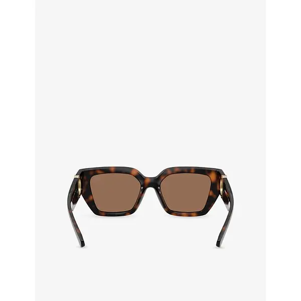 Burberry Square-frame Tortoiseshell Sunglasses - Brown