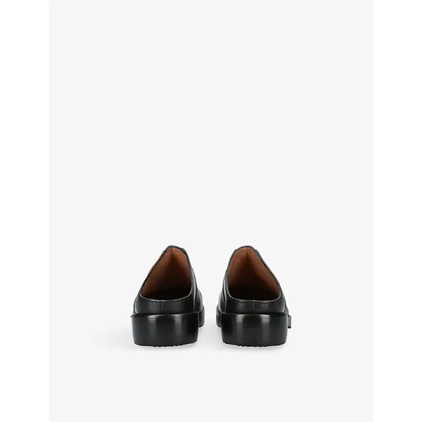 Dries Van Noten Chunky Leather Clogs - Black