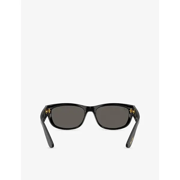 Ray-ban Pillow-frame Acetate Sunglasses - Black