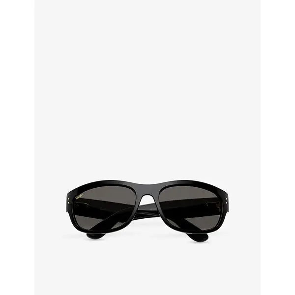 Ray-ban Pillow-frame Acetate Sunglasses - Black