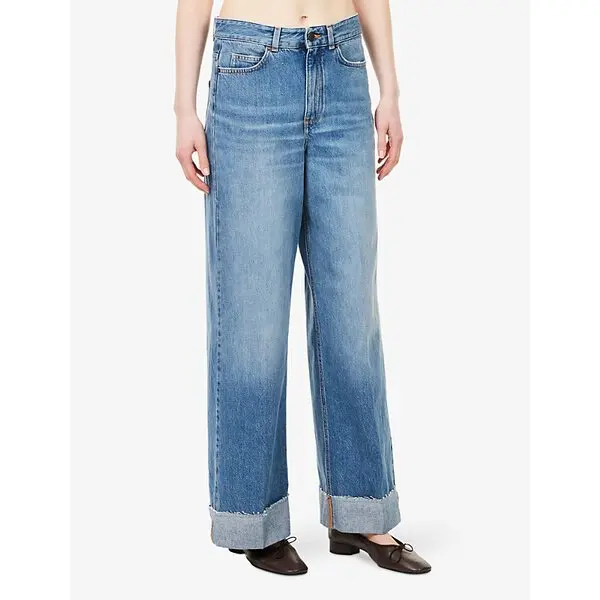 ME+EM Raw-cuff Straight-leg Ankle-grazer Denim Jeans
