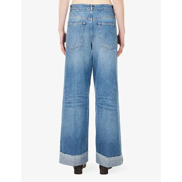 ME+EM Raw-cuff Straight-leg Ankle-grazer Denim Jeans