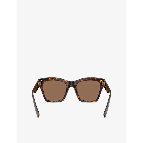 Dolce & Gabbana Square-frame Tortoiseshell Sunglasses - Brown