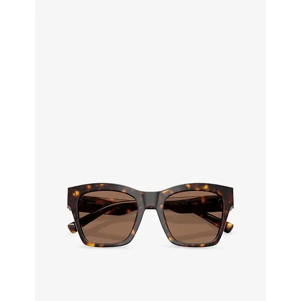 Dolce & Gabbana Square-frame Tortoiseshell Sunglasses - Brown