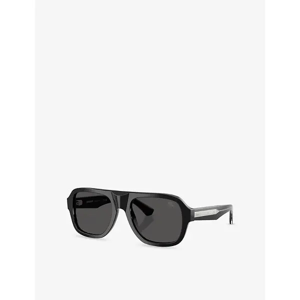 Burberry Be4478 Aviator Sunglasses - Black