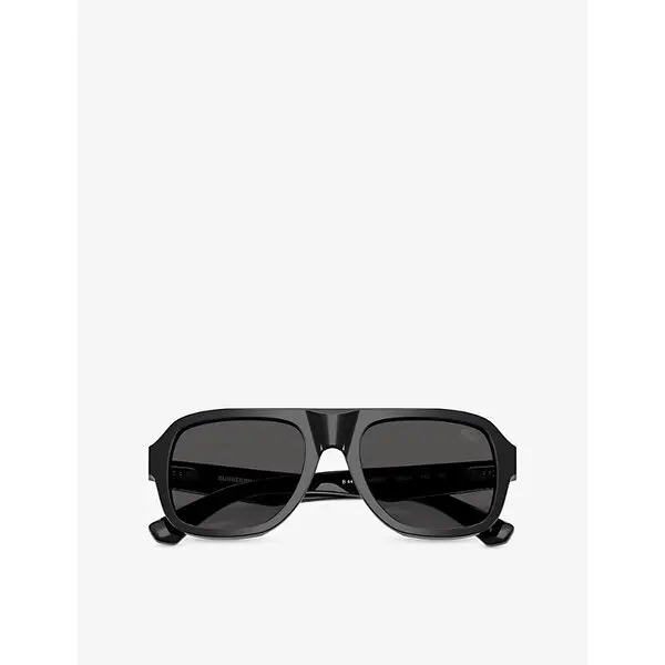 Burberry Be4478 Aviator Sunglasses - Black