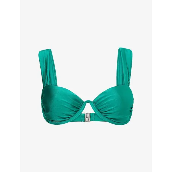 Simkhai Anniston Bikini Top - Kelly Green